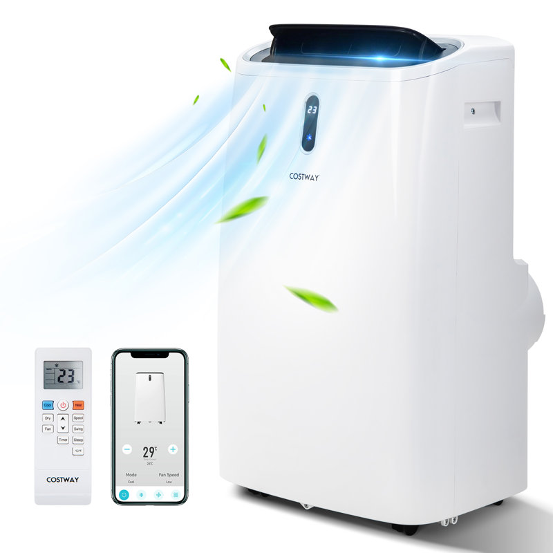 Costway Climatiseur Portatif 14 000 Btu Avec Télécommande Costway Et